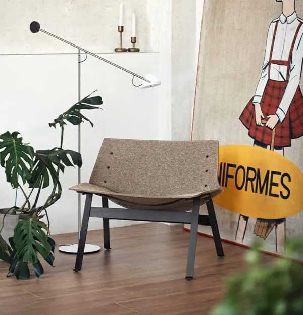 Felt Panel Armchair - Capdell